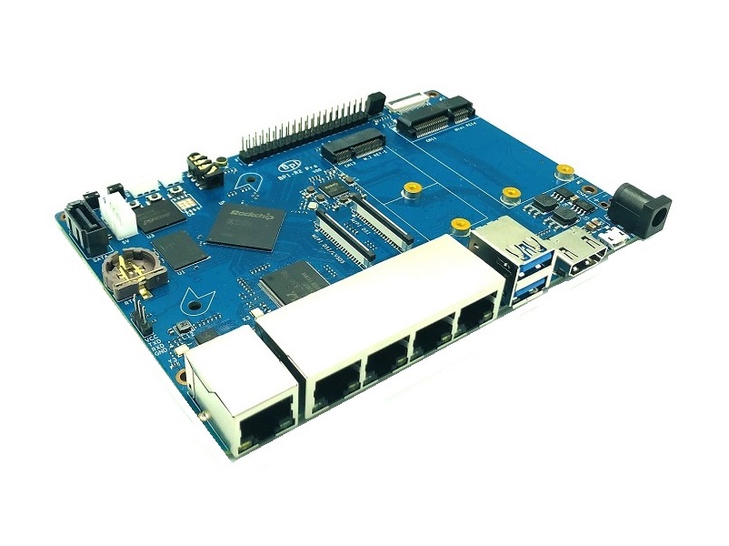 Banana Pi BPI-R2 Pro Router board with Rockchip chip design-Banana Pi ...